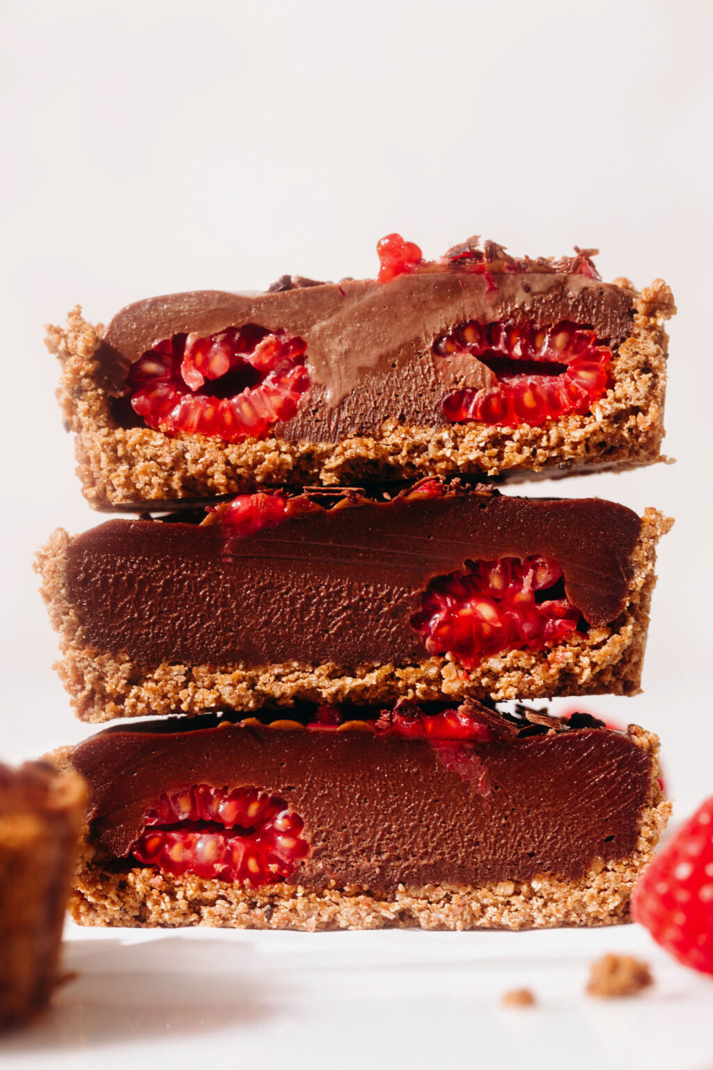 Chocolate Raspberry Tarts (dairy-free) | Feasting on Fruit