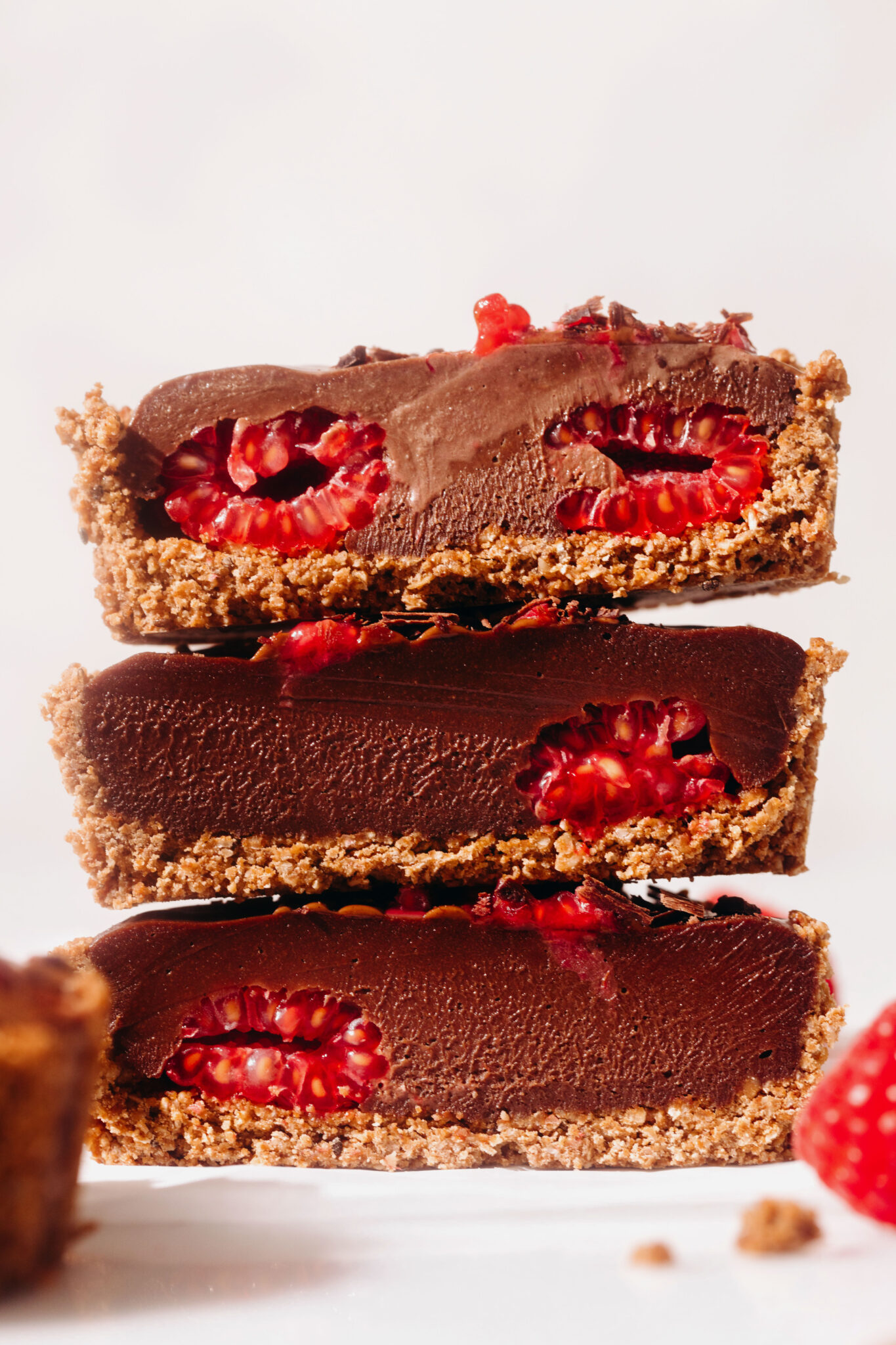 Chocolate Raspberry Tarts (dairy-free) | Feasting on Fruit