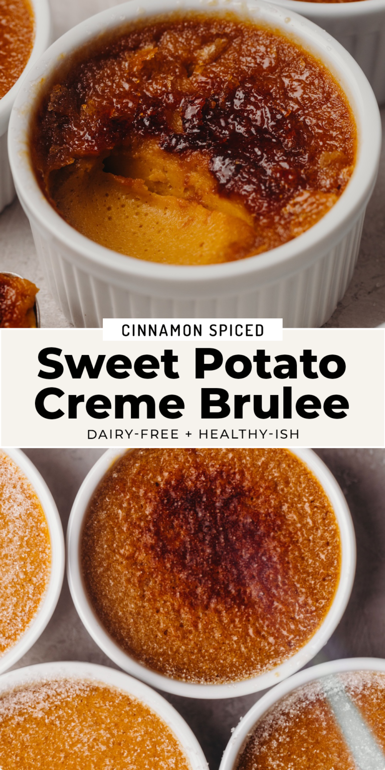 Sweet Potato Creme Brûlée (dairy-free) | Feasting on Fruit
