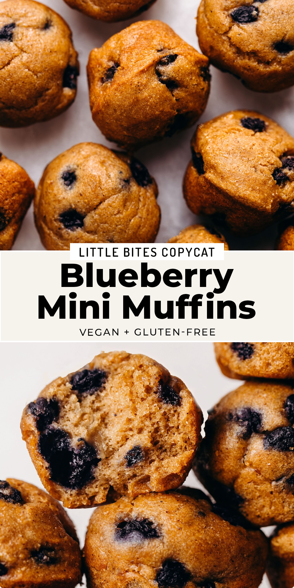 Blueberry Mini Muffins (Little Bites Copycat!) | - Feasting on Fruit