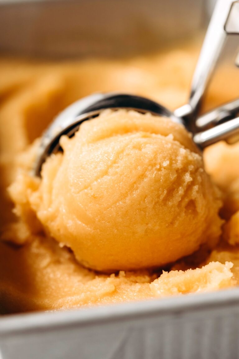Easy Tropical Sorbet (No-Churn) | Feasting on Fruit