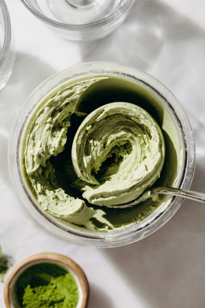 Matcha Ninja Creami Recipe (dairy-free + high protein) | Feasting on Fruit