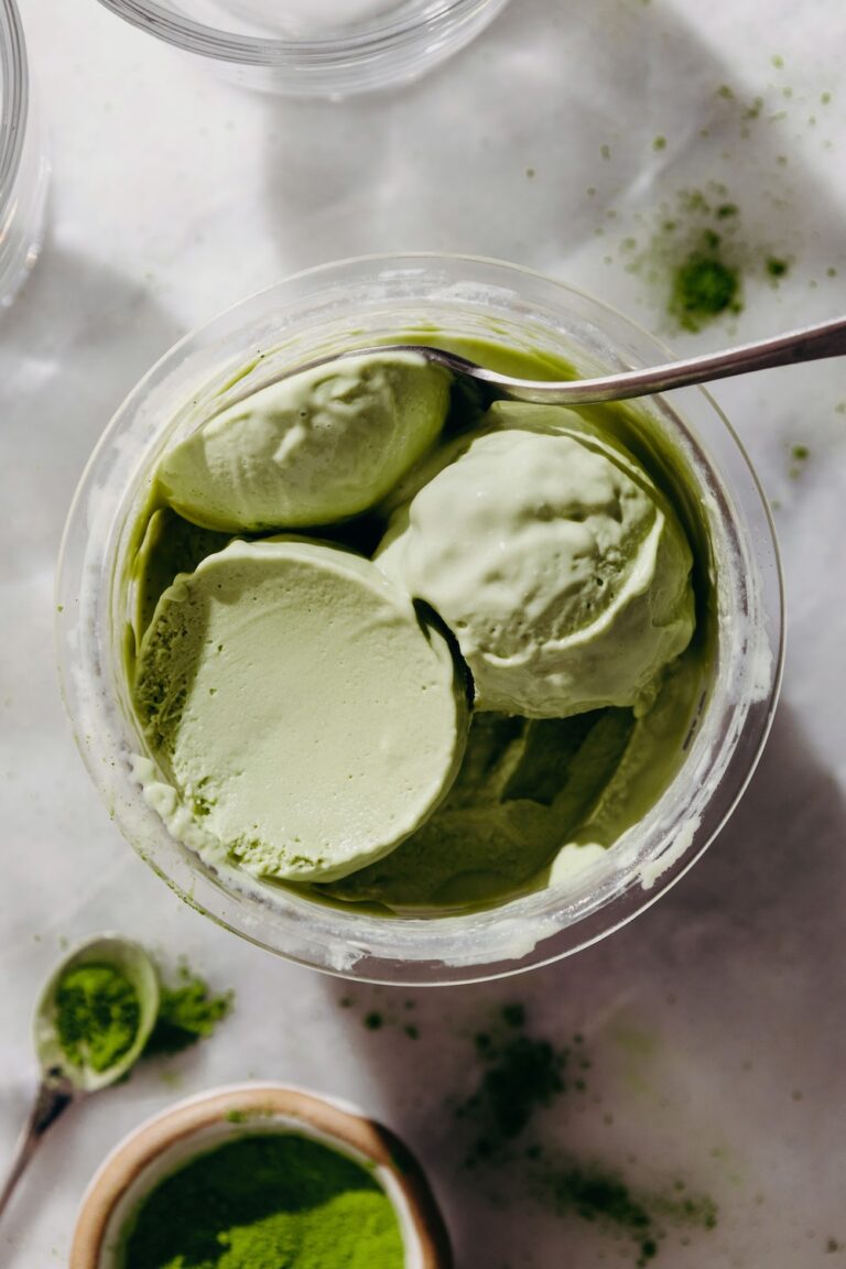 Matcha Ninja Creami Recipe (dairy-free + high protein) | Feasting on Fruit
