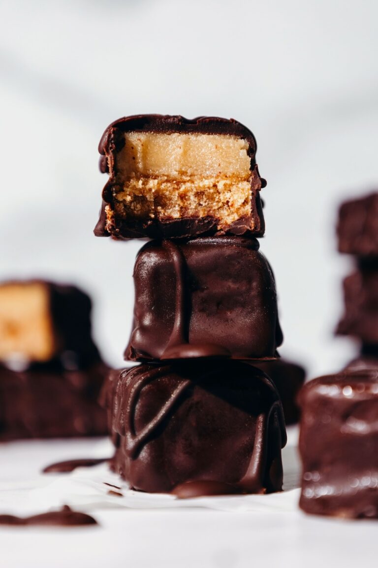 Homemade Milky Way Bars (dairy-free) | Feasting on Fruit